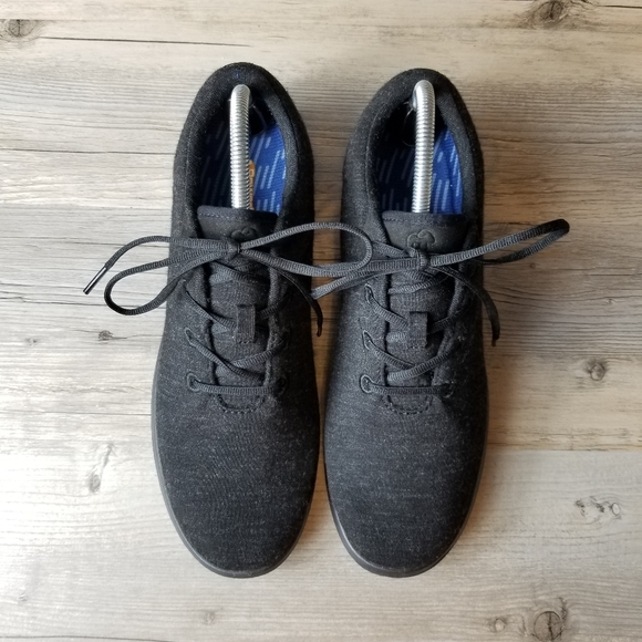 Merinos | Shoes | Merinos Black Lace Up Renewable Merino Wool Sneakers ...